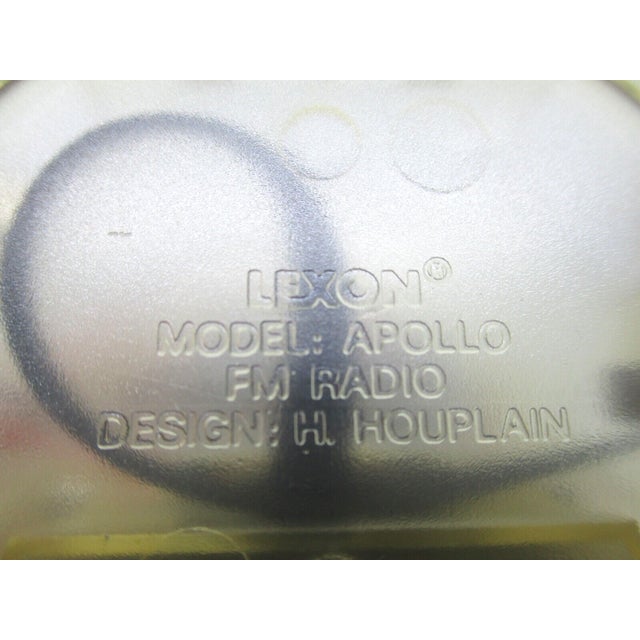 1990s Lexon Translucent White Apollo Fm Radio La 11 | Chairish