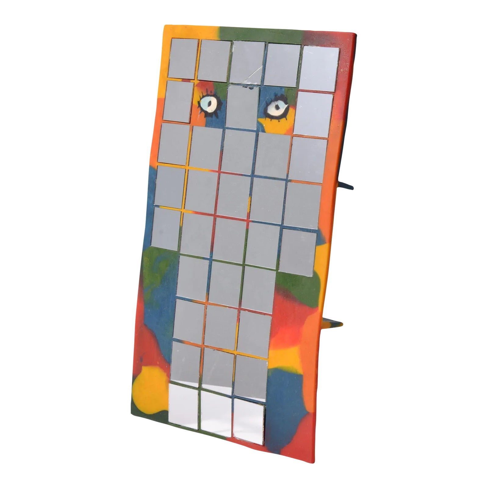 Late 20th Century Gaetano Pesce Kalos Standing Mirror | Chairish