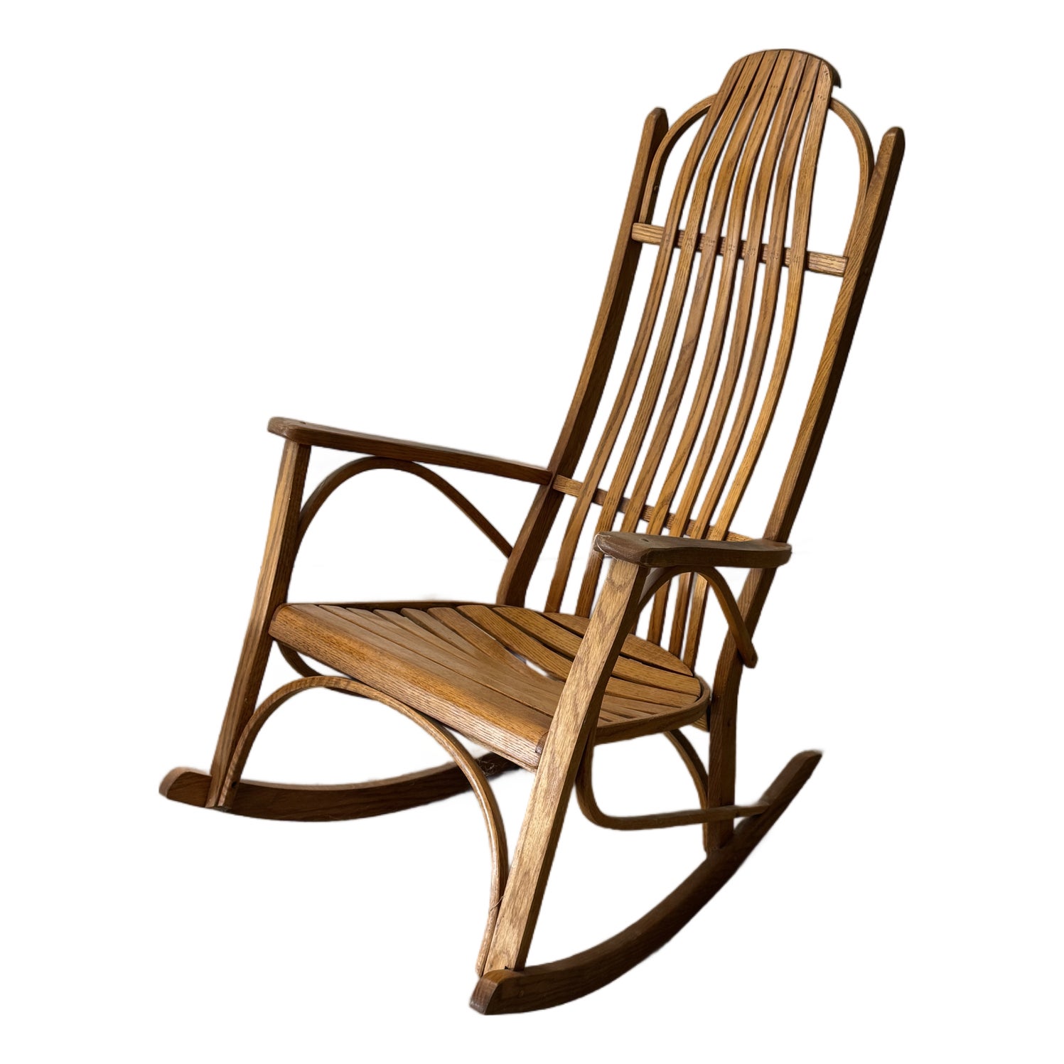 Late 20th Century American Studio Craft Sculptural Rocking Chair, in ...