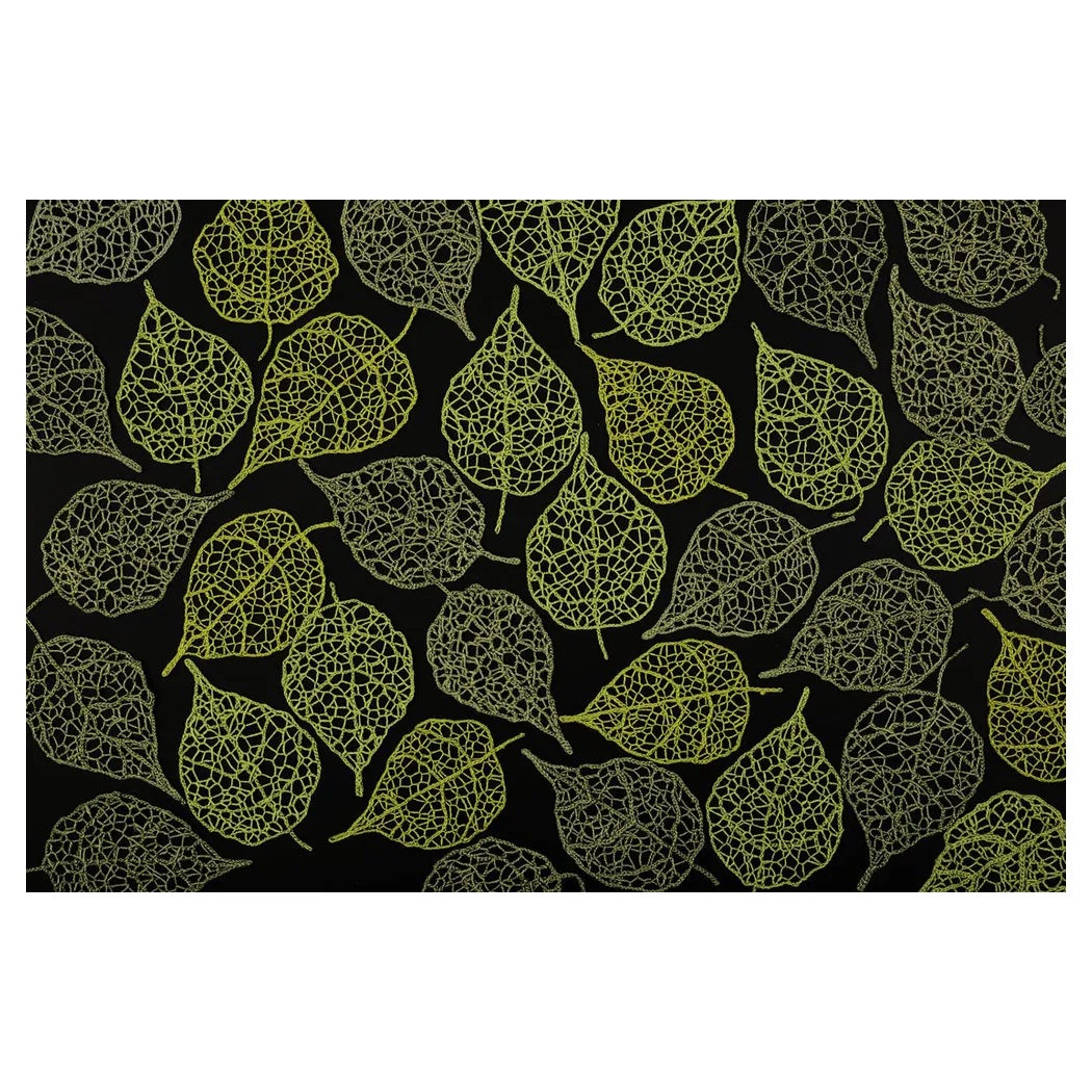 Sergey Ryumin, Crocheted Leaves as Background, Photographic Paper ...