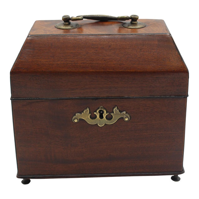 Circa 1750 English Georgian High Dome-Top Tea Caddy | Chairish