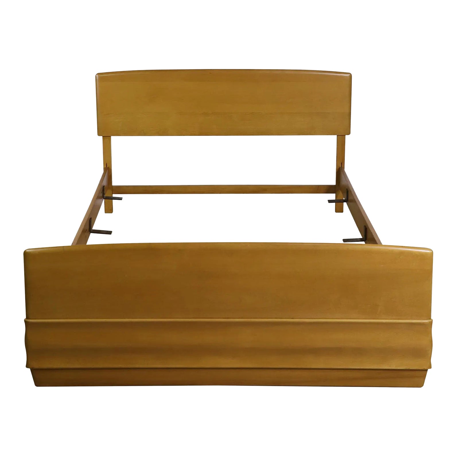 Heywood Wakefield Maple Mid Century Full Size Bed Frame | Chairish