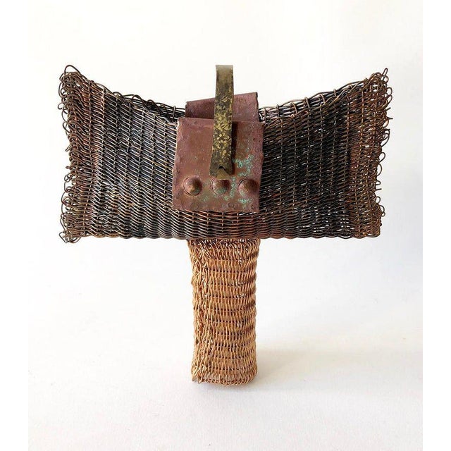 Kieta Jackson Woven Copper Metal Textile Sculptural Forms - Set of 3 ...