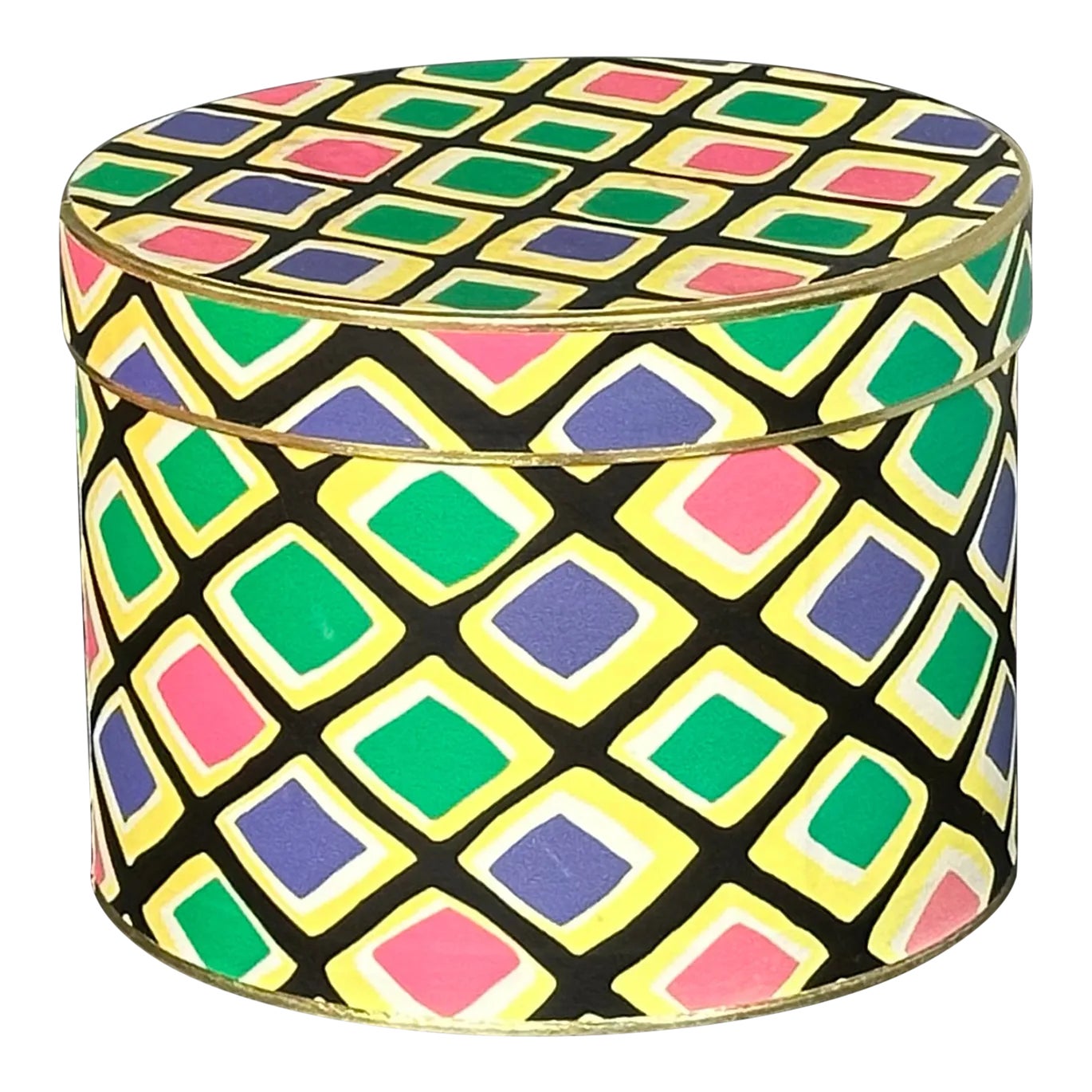 Vintage Decorative Box With Lid | Chairish