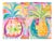 “Pineapple BFF’s” Abstract Painting by Christina Longoria | Chairish
