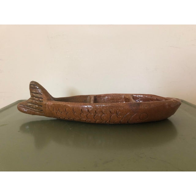 Vintage Ceramic Fish Dish | Chairish