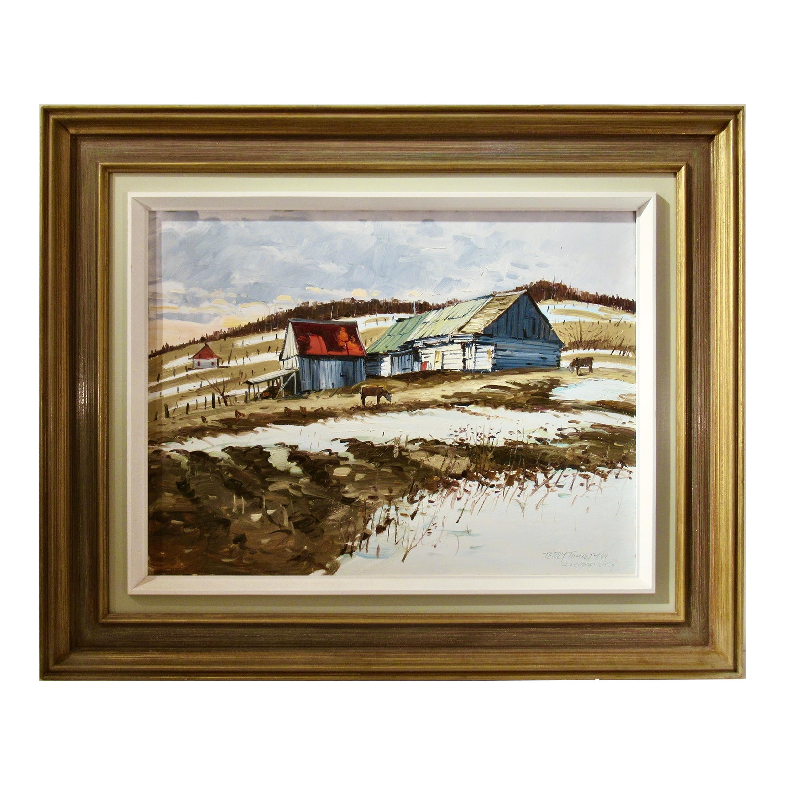Terry Tomalty Les Eboulements 1981 Painting | Chairish