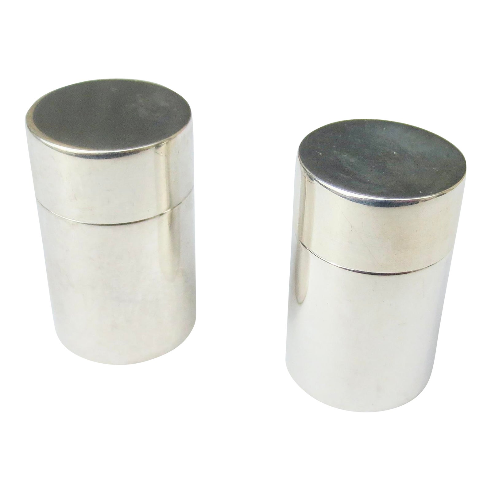 Sterling Silver Pill Boxes 1837 by Tiffany & Co Circa 2000 - a Pair of ...