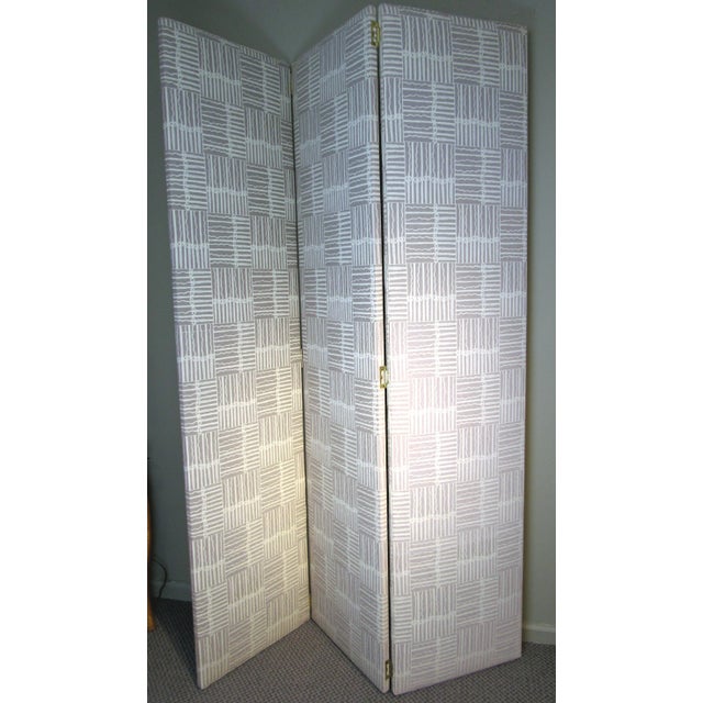 Modern Style 3 Panel Room Divider/Screen | Chairish