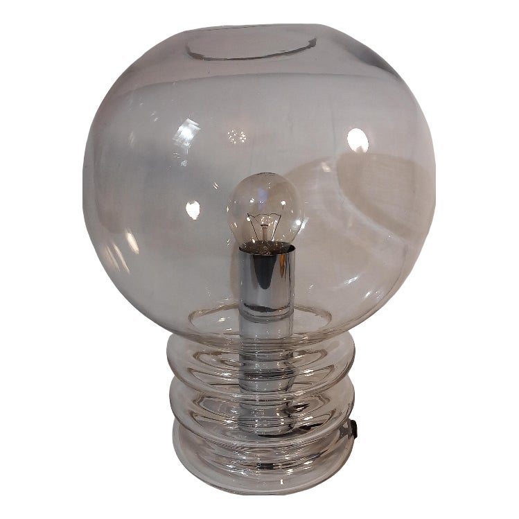 Bulb Moon Table Lamp by Heinrich Grartenbrink for Glashütte Limburg ...