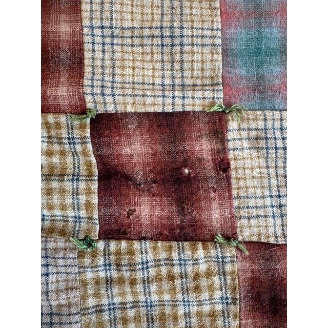 Vintage Multicolored Patchwork Quilt | Chairish