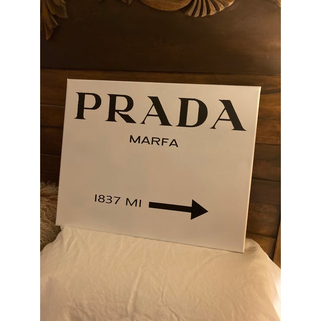 Prada Marfa Sign Painting | Chairish