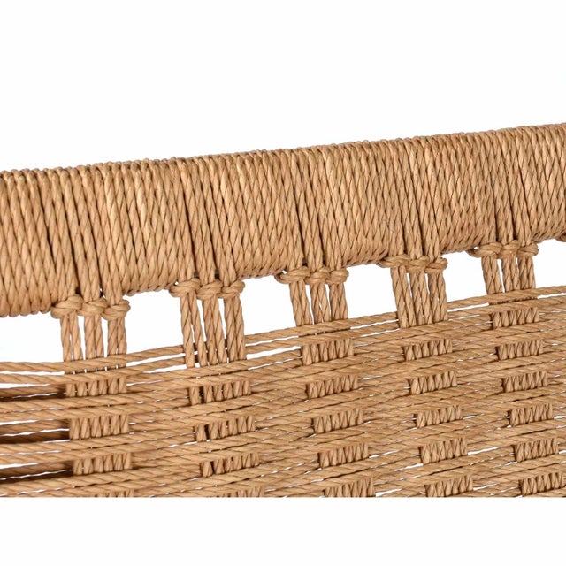 Mid-Century Modern Danish Modern Hans Wegner Style Woven Rope Rocking ...