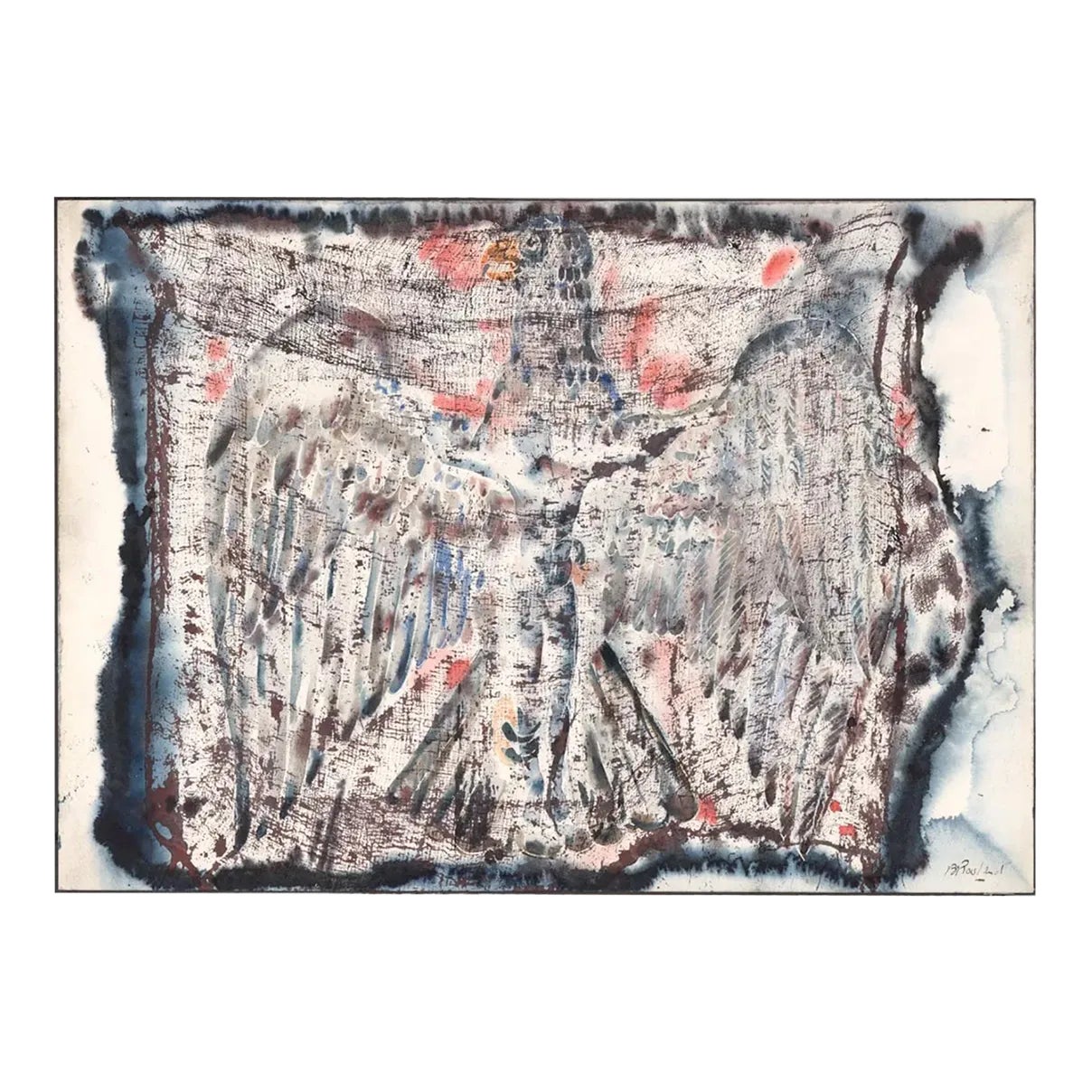 1950s Benjamin Rowland Ganymede Mythological Watercolor | Chairish