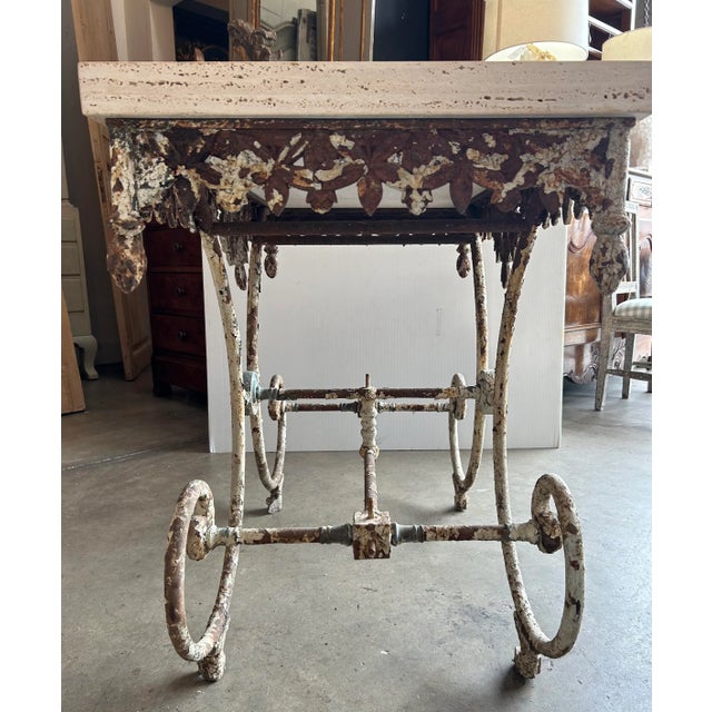 19th Century French Butcher’s/ Patisserie Table | Chairish