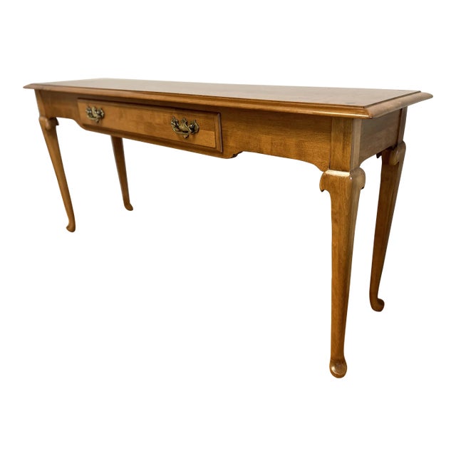 1980s Ethan Allen Console | Chairish