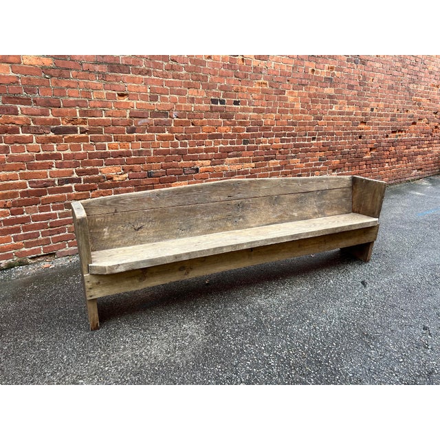 Archaic’s Primitive Rustic Farmhouse Pew Bench of Solid Reclaimed Heart ...