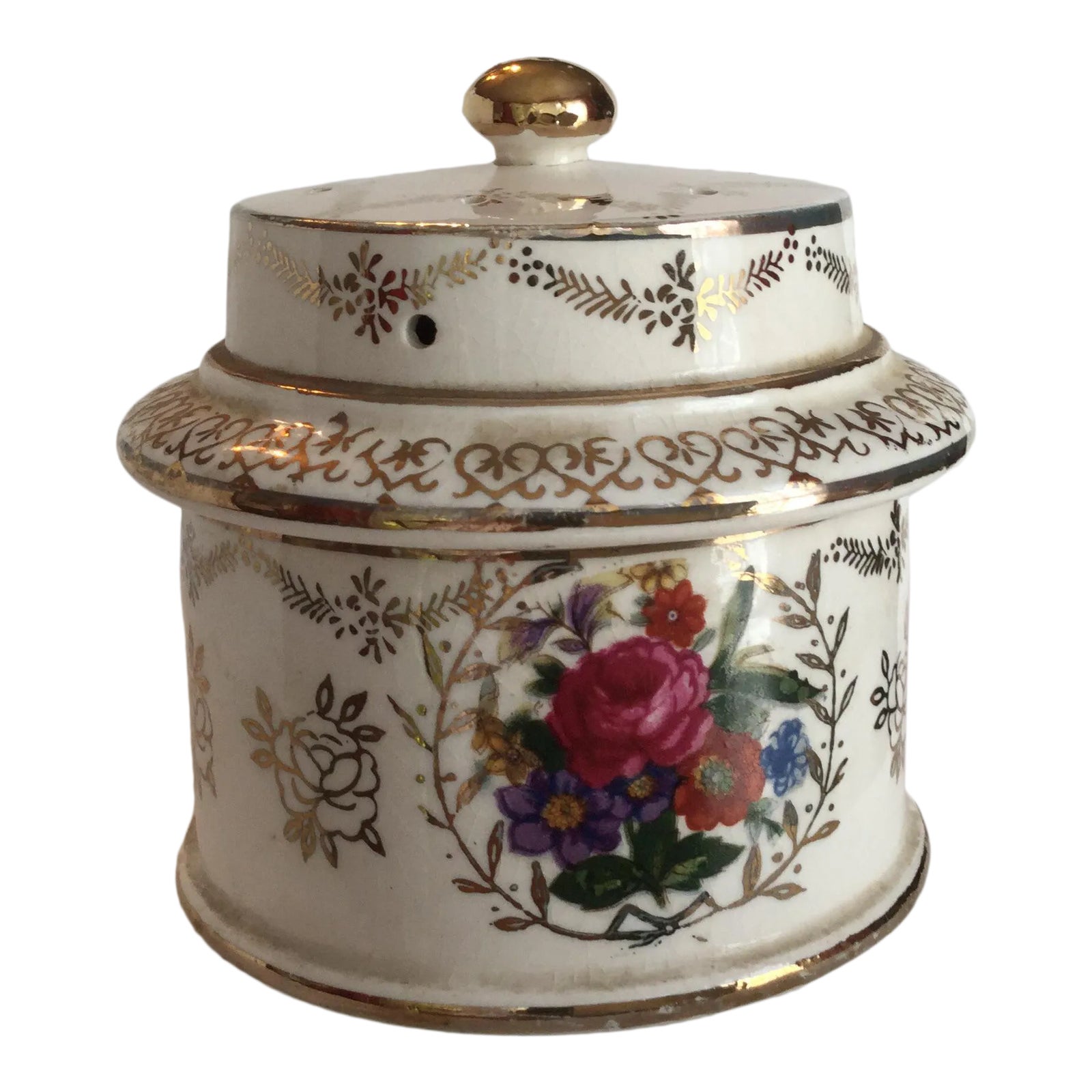Mary Chess Pourri Pot | Chairish