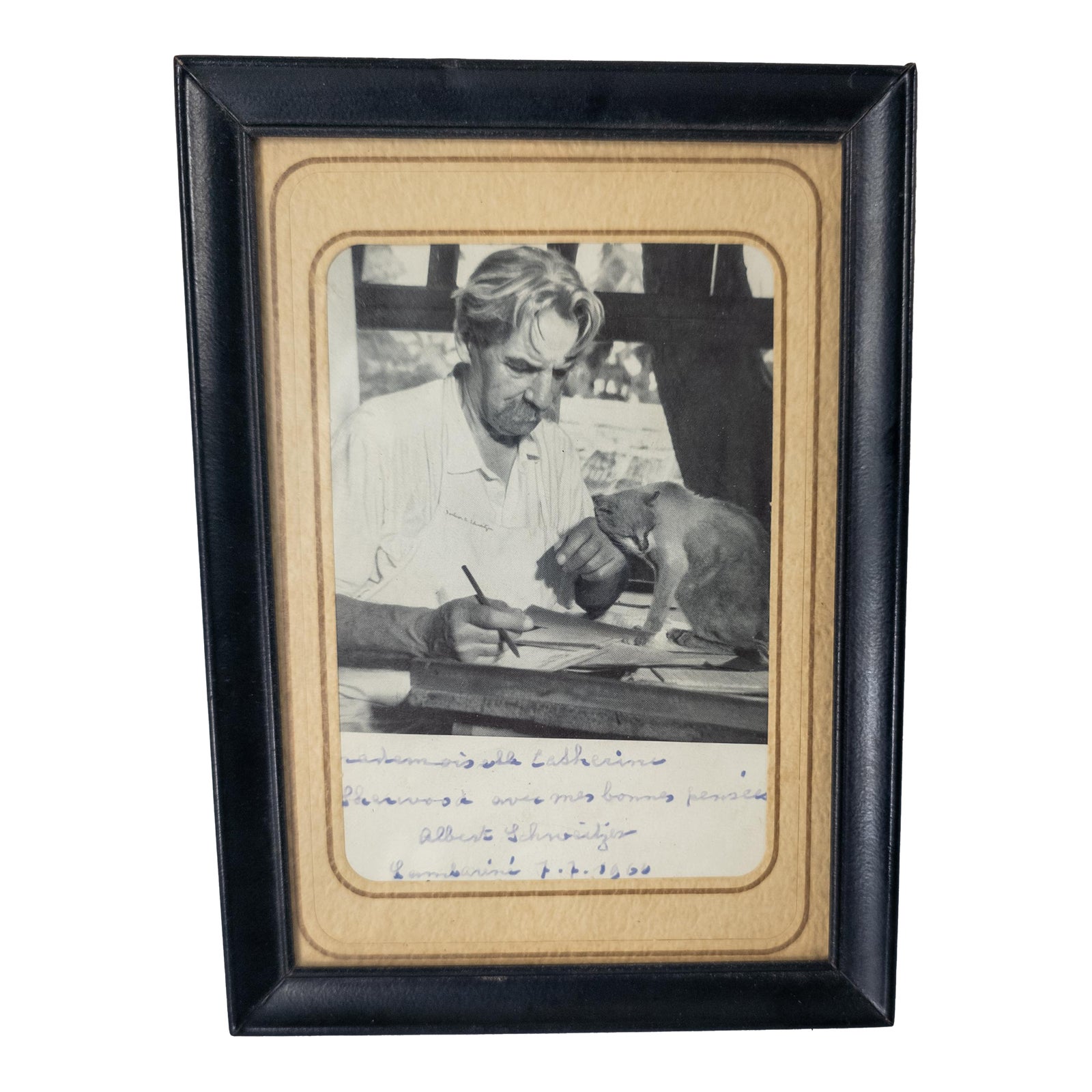 1960's Signed Autographed Photo of German Nobel Prize Winning Polymath ...