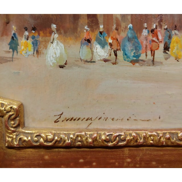 Emma Ciardi -Masquerade in Piazza San Marco -19th Century Oil Painting ...