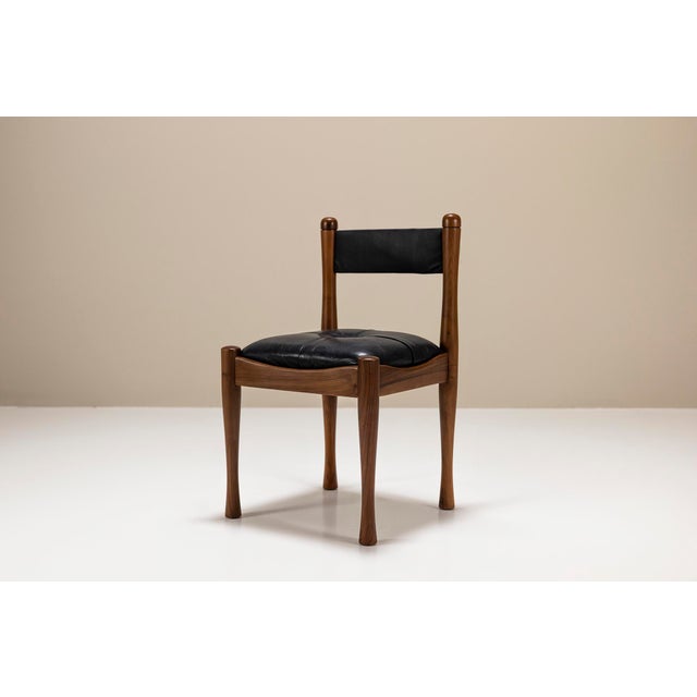 Chairs Model 620 in Walnut by Silvio Coppola for Bernini, Italy, 1964 ...