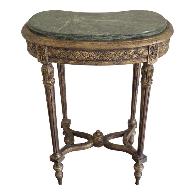 Mid 20th Century Vintage Kidney Bean Table | Chairish