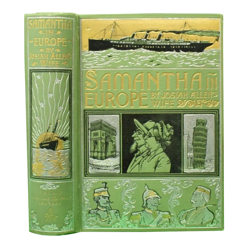 "Samantha in Europe" 1896 Holley, Marietta [Josiah Allen's Wife] | Chairish