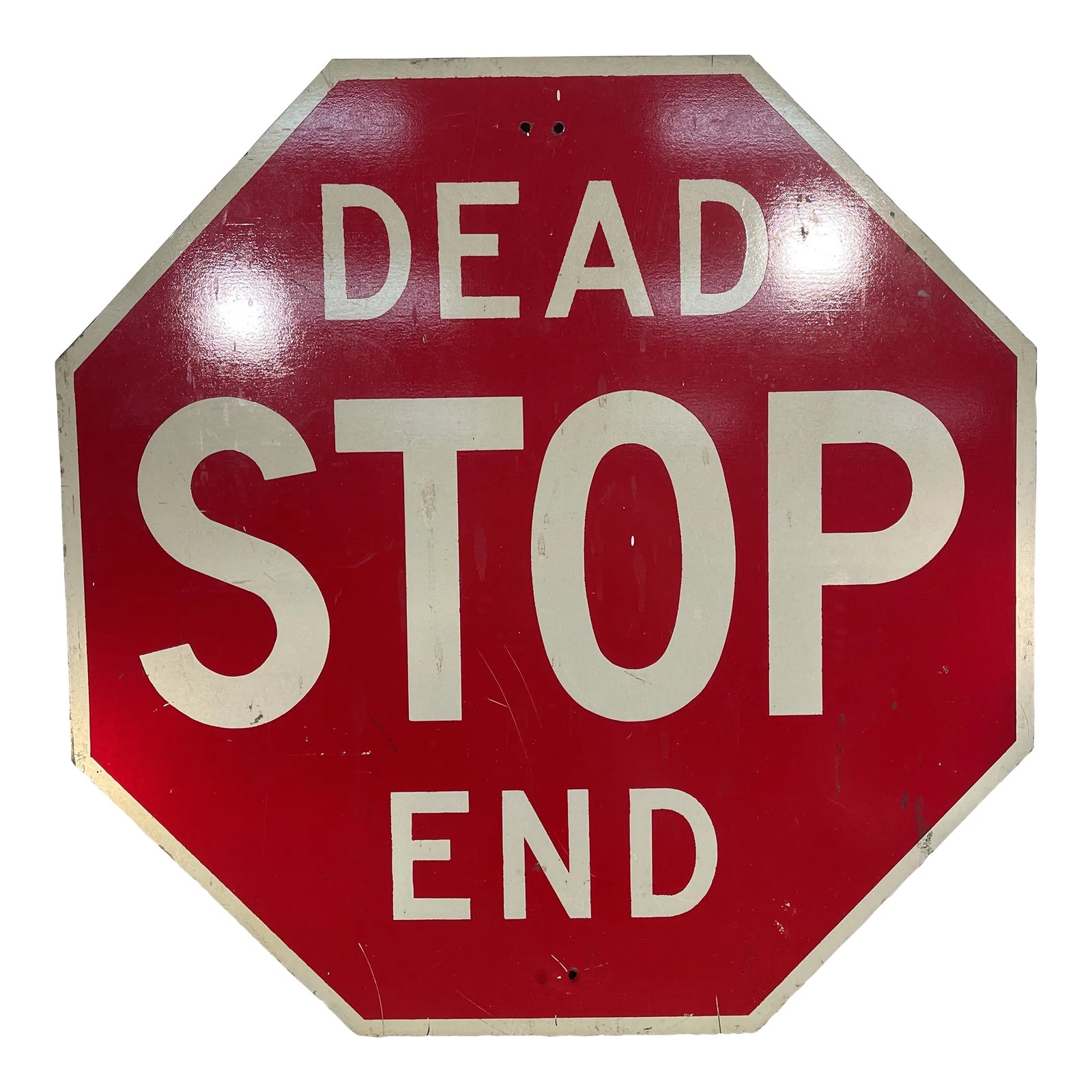 1960’s Dead End Stop Sign | Chairish