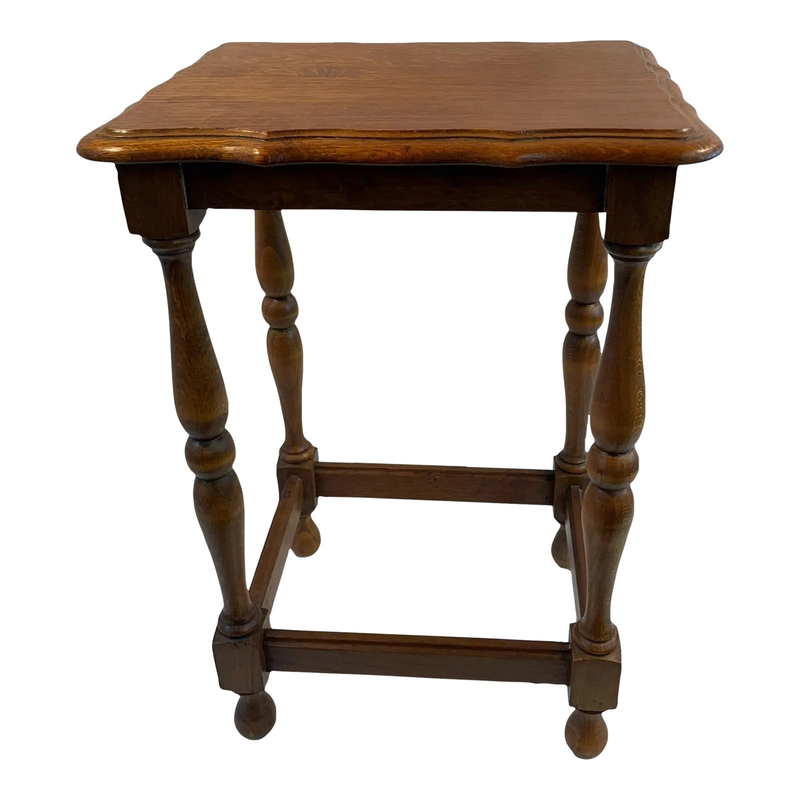Vintage Rectangular Drink or Wine Side Table | Chairish