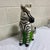 Vintage Hollywood Regency Resin Zebra Sculpture | Chairish