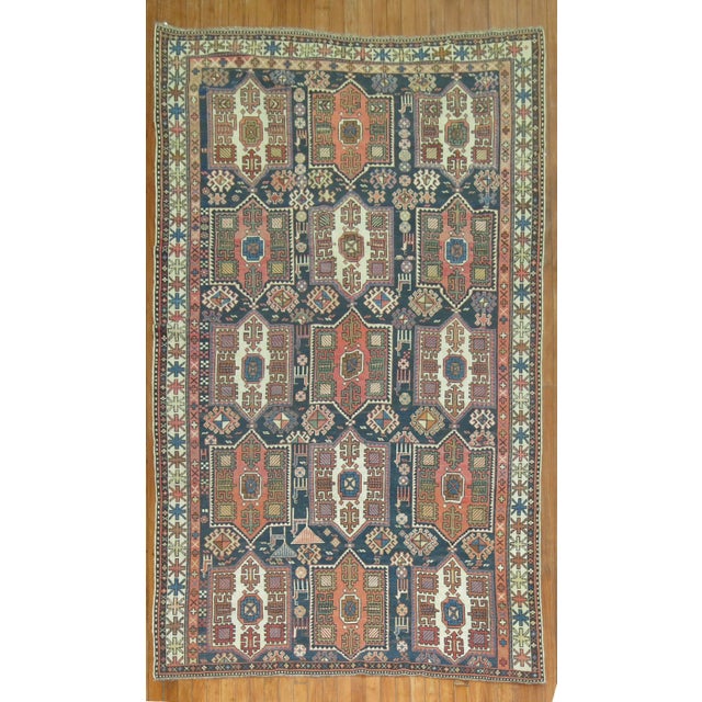 Antique Caucasian Rug - 5'2'' X 9'4'' | Chairish
