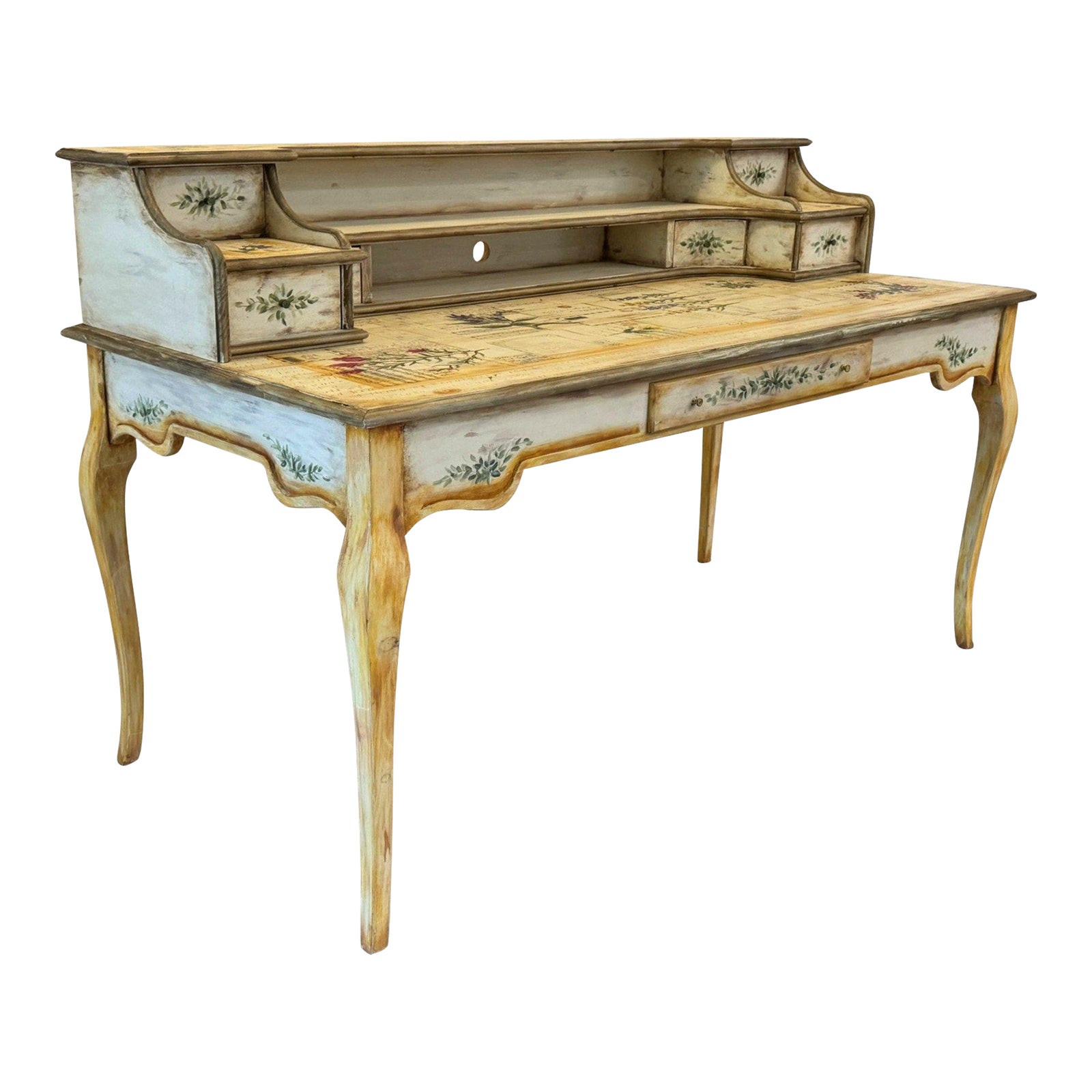 Vintage Habersham French Country Writing Desk | Chairish