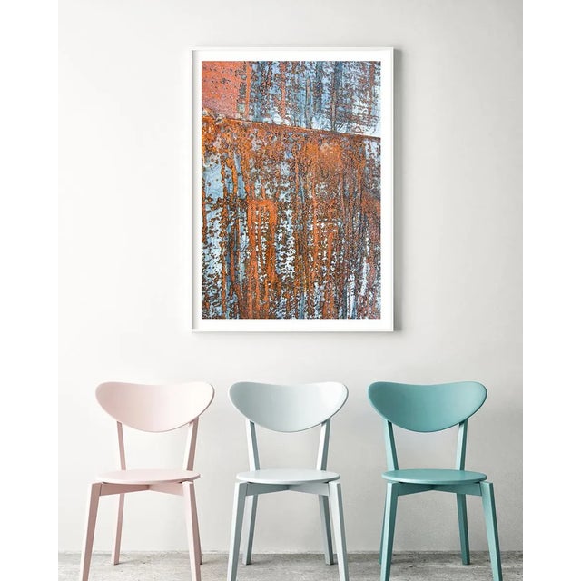 Contemporary Abstract Industrial Art Print, 'Rust Flag' Fine Art ...