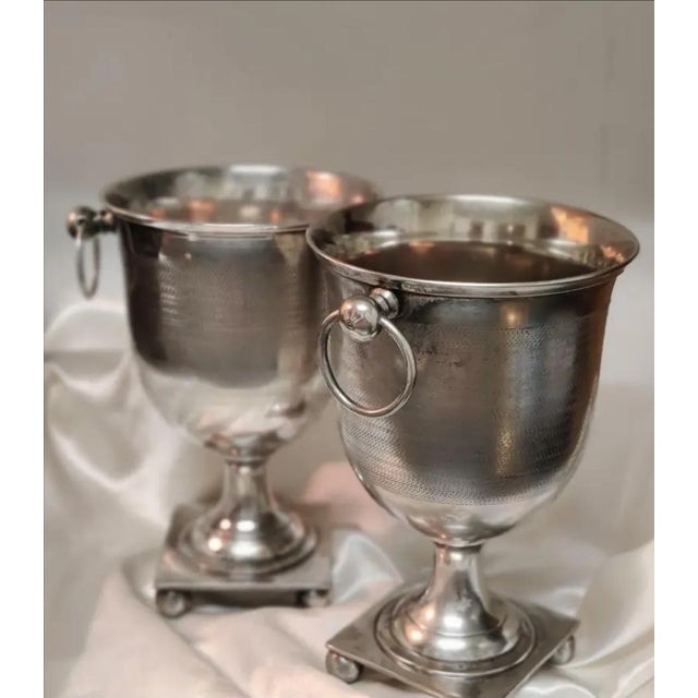 Late 20th Century Vintage Petite Trophy Style Pedestal Champagne ...