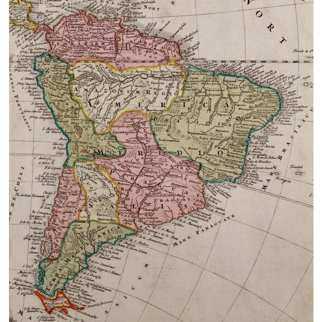 Johann Baptist Homann North and South America: An 18th Century Hand ...