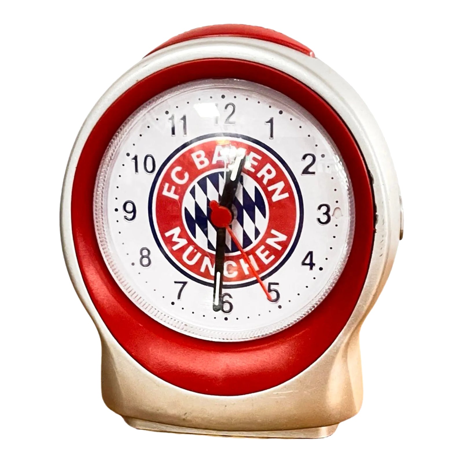 Pop Art, Quartz Alarm Clock With the Fc Bayern München Logo | Chairish