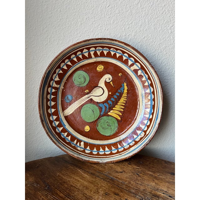 Vintage Mexican Folk Art Redware Terracotta Pottery Serving Tlaquepaque ...