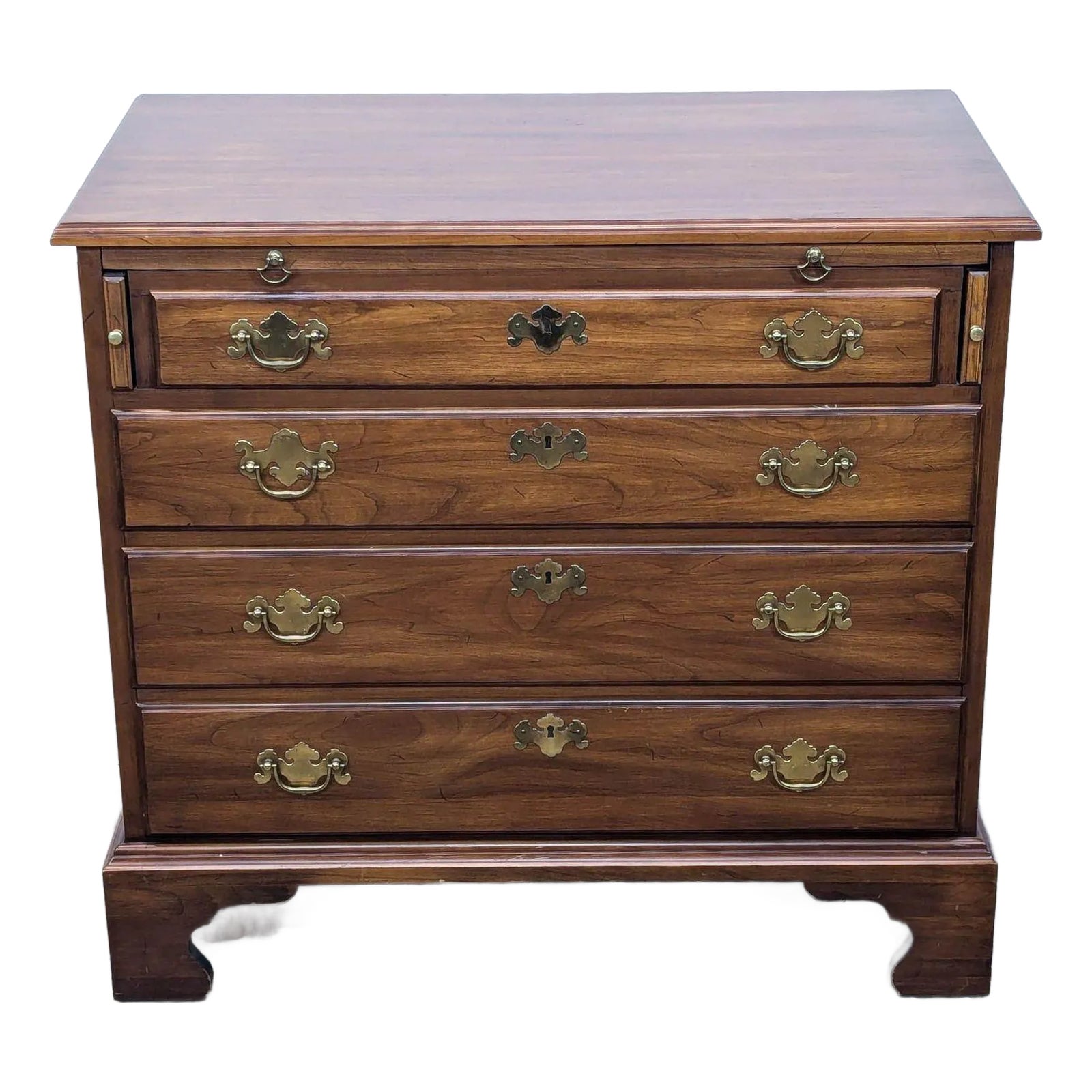 1990s Vintage Henkel Harris Black Cherry Bachelors Chest by Virginia ...