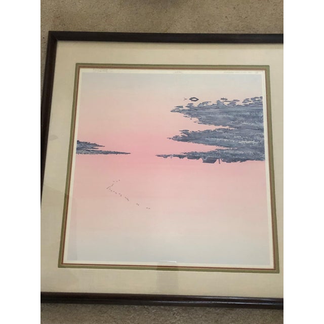Mid 20th Century "Inlet" Abstract Artist's Proof Lithograph by Duane ...