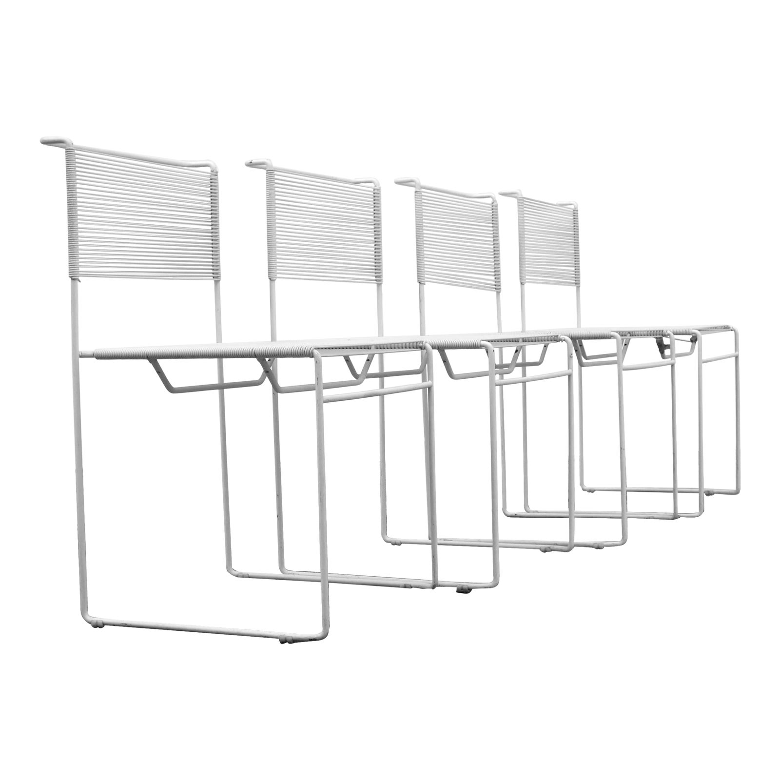 1970s Set 4 Spaghetti Chairs Design by Giandomenico Belotti for Fly ...
