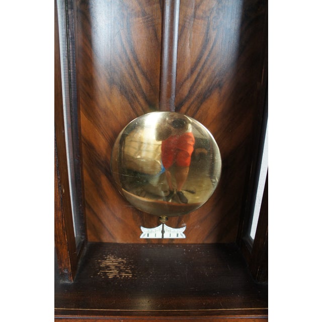Antique Gustav Becker Vienna German Carved Victorian Walnut Regulator ...
