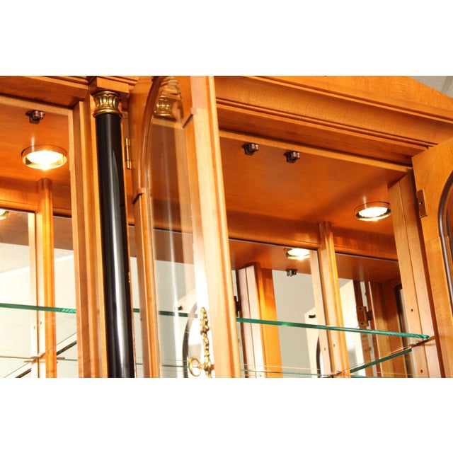 Thomasville Grand Classics Biedermeier Style Breakfront China Cabinet ...