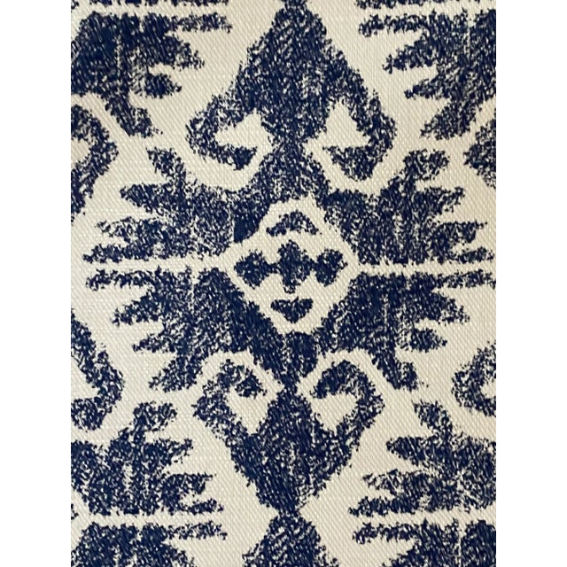 China Seas Quadrille Aztec Ikat Fabric 4 1/2 Yards | Chairish