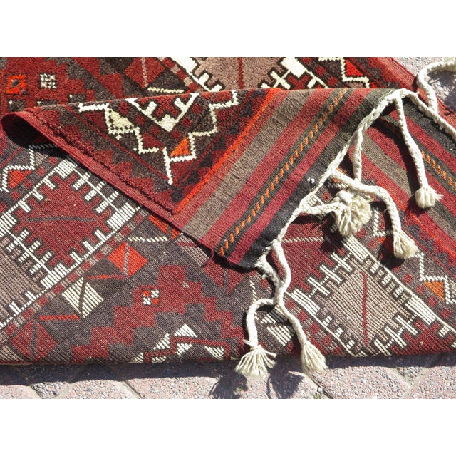 1960s Turkish Brown Handmade Area Rug | Chairish