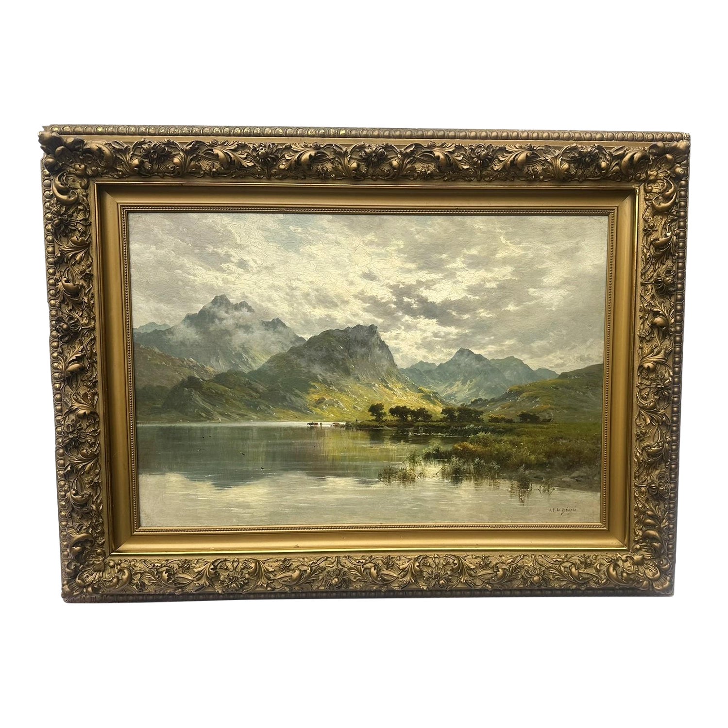 Alfred Fontville De Breanski Jr. (1877-1957) Uk. Original Oil Painting ...