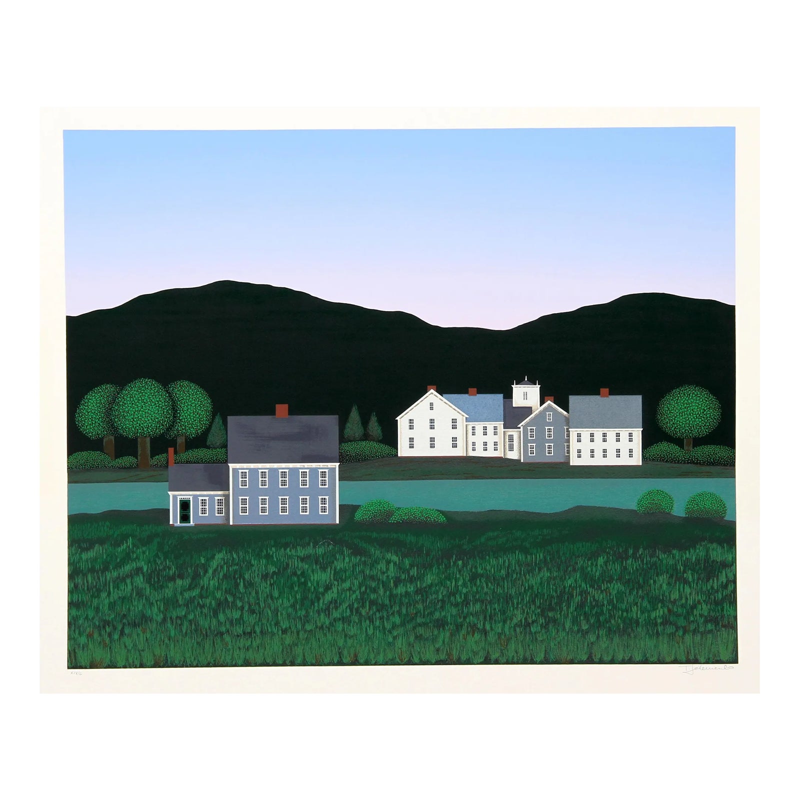 The River, Ted Jeremenko Screen Print | Chairish