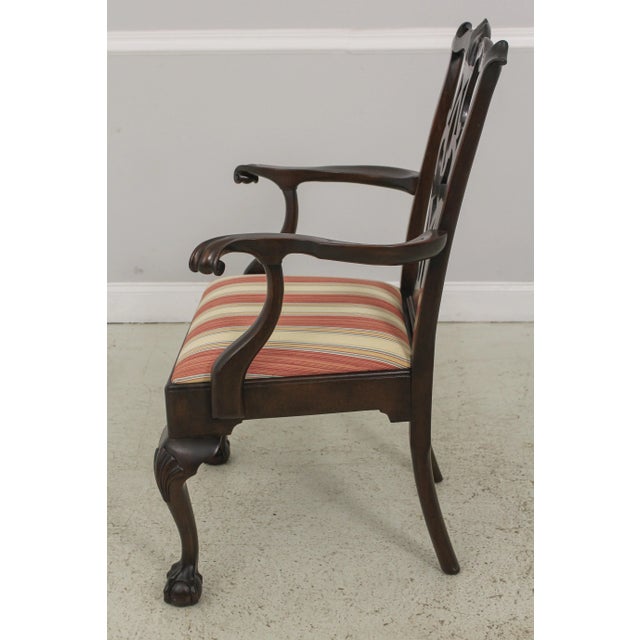 Set of 8 Stickley Ball Claw Mahogany Dining Room Chairs Chairish