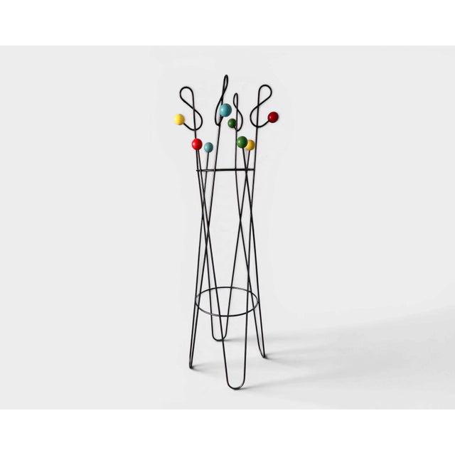 Clé de Sol Coat Rack by Roger Feraud, France, 1950s | Chairish