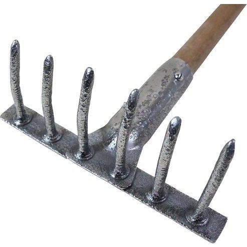 Restored English Garden Rake/Cultivator | Chairish