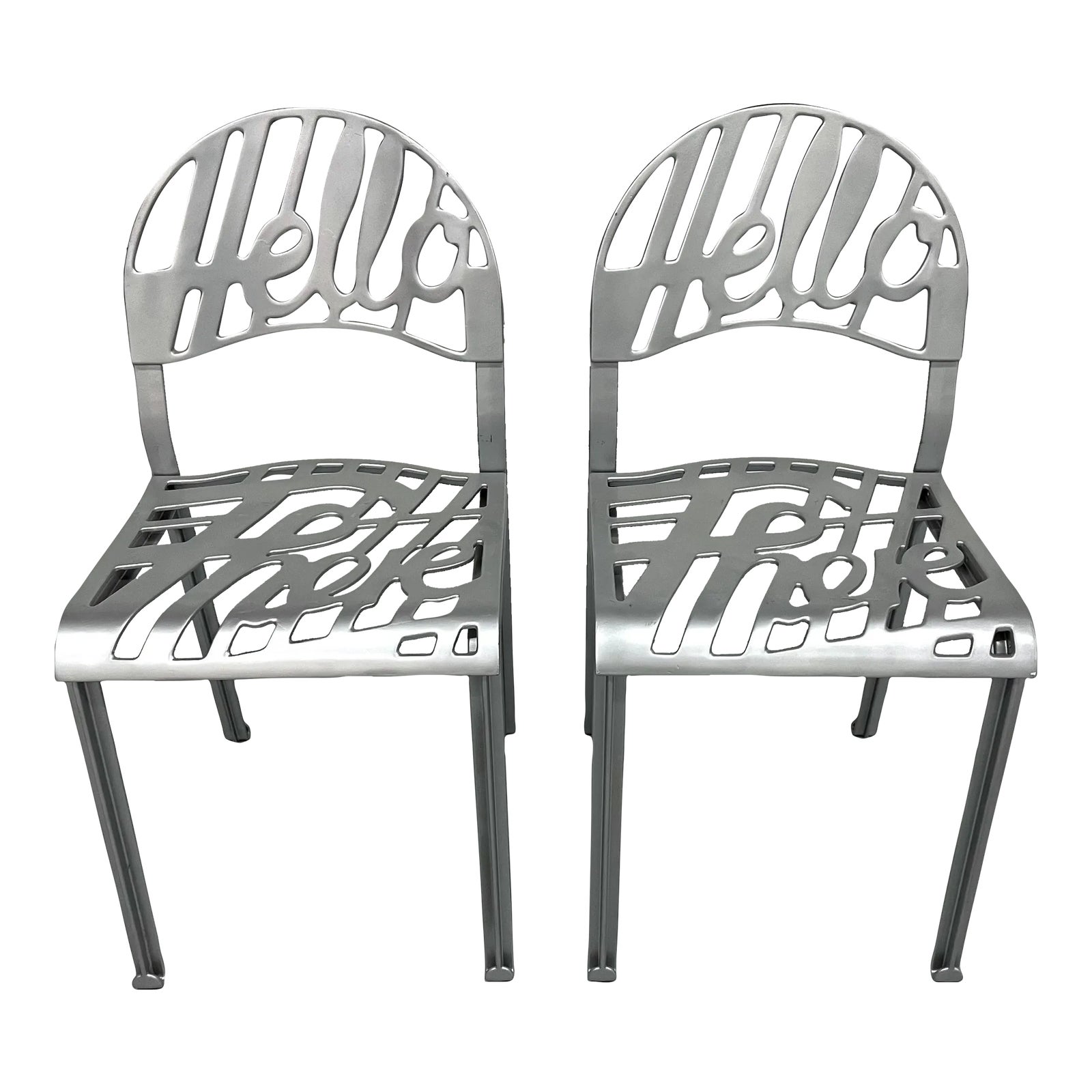 70s "Hello There" Chair Set by Jeremy Harvey for Artifort | Chairish